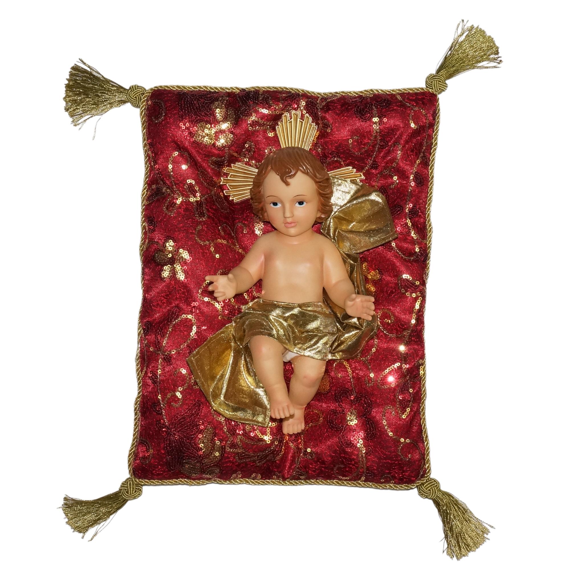 ALMOFADA BABY JESUS C/ 12" 26X9X3 - Noritex