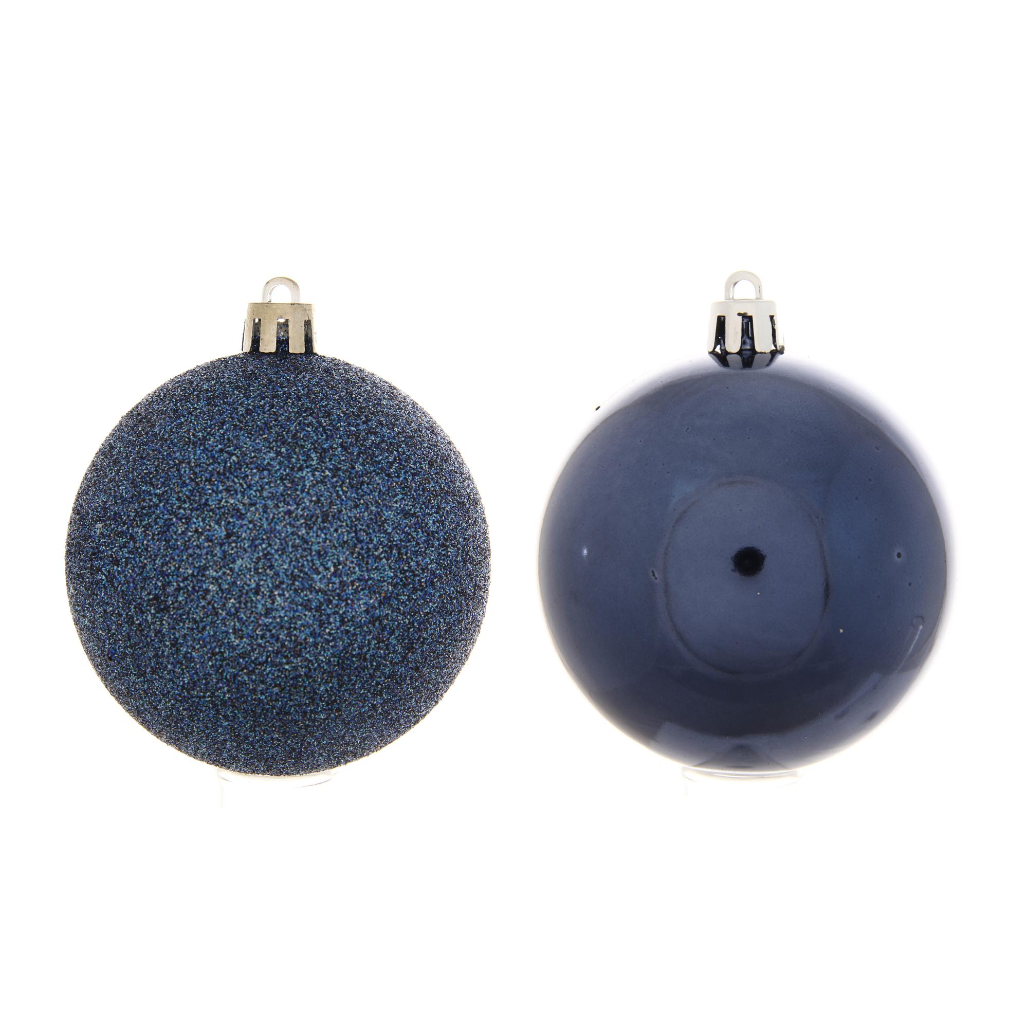 100mm BALL SHINY x3 + GLITTERx3 6PCS/PVC TUBE (FROM BOTTOM - Noritex