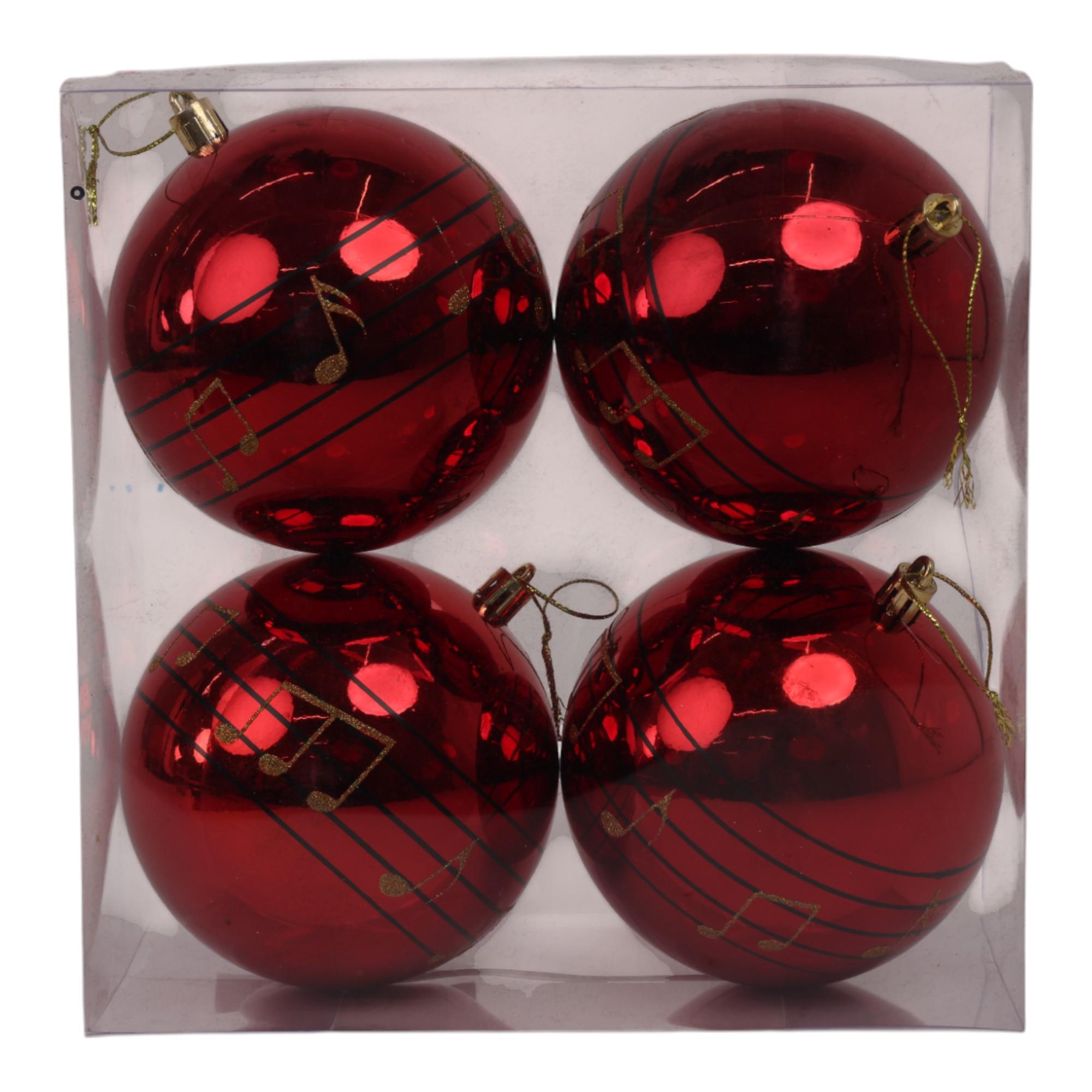 SET OF 4 10CM BALL - Noritex