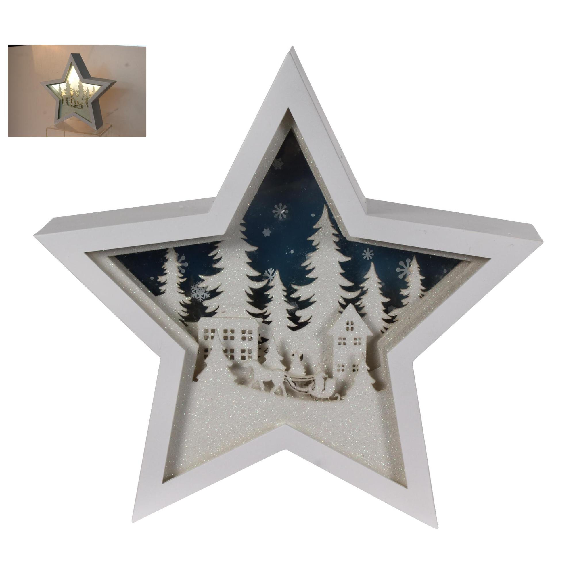 STAR W/ LIGHT 25X26.5X6.5CM - Noritex