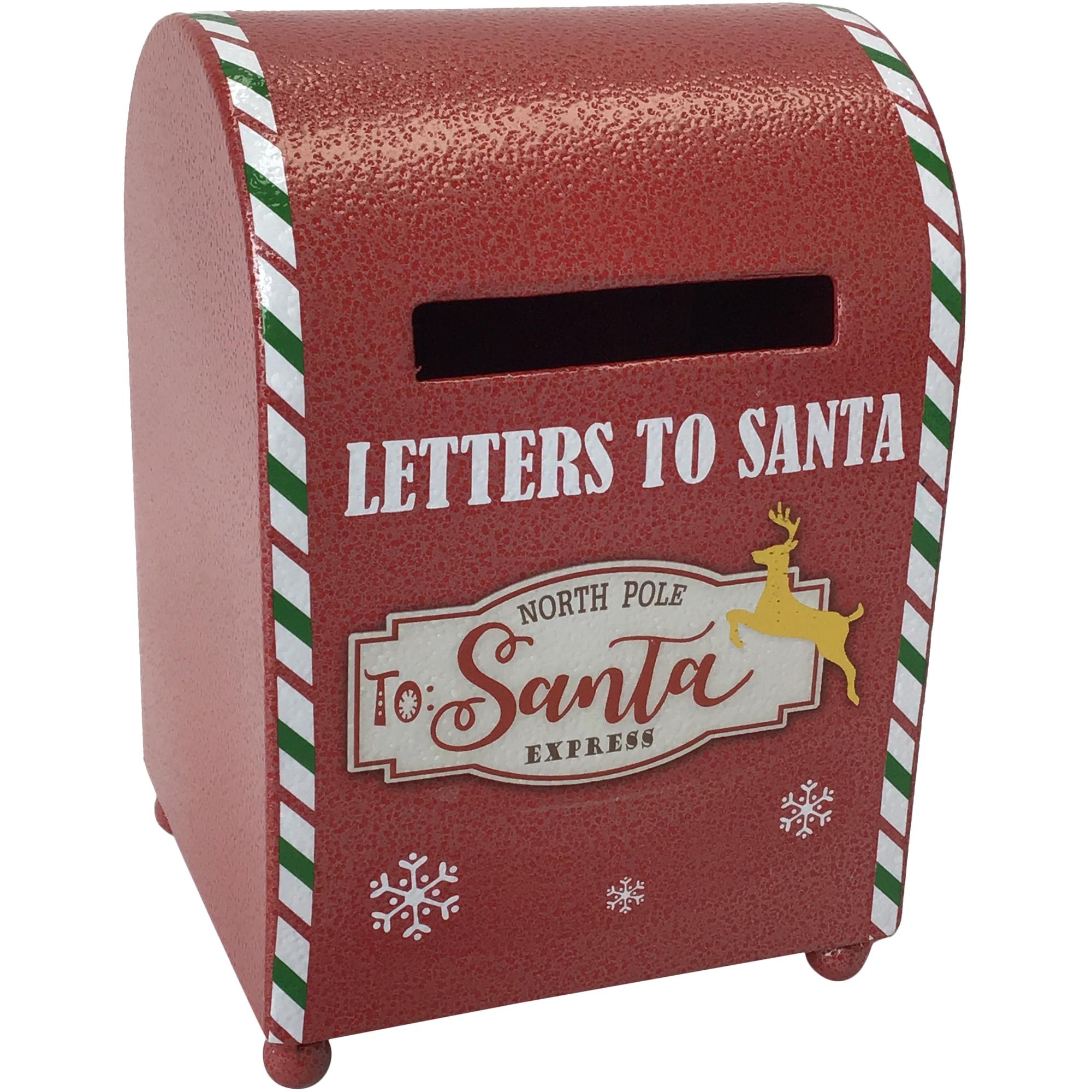 METAL CHRISTMAS MAILBOX DCOR - Noritex