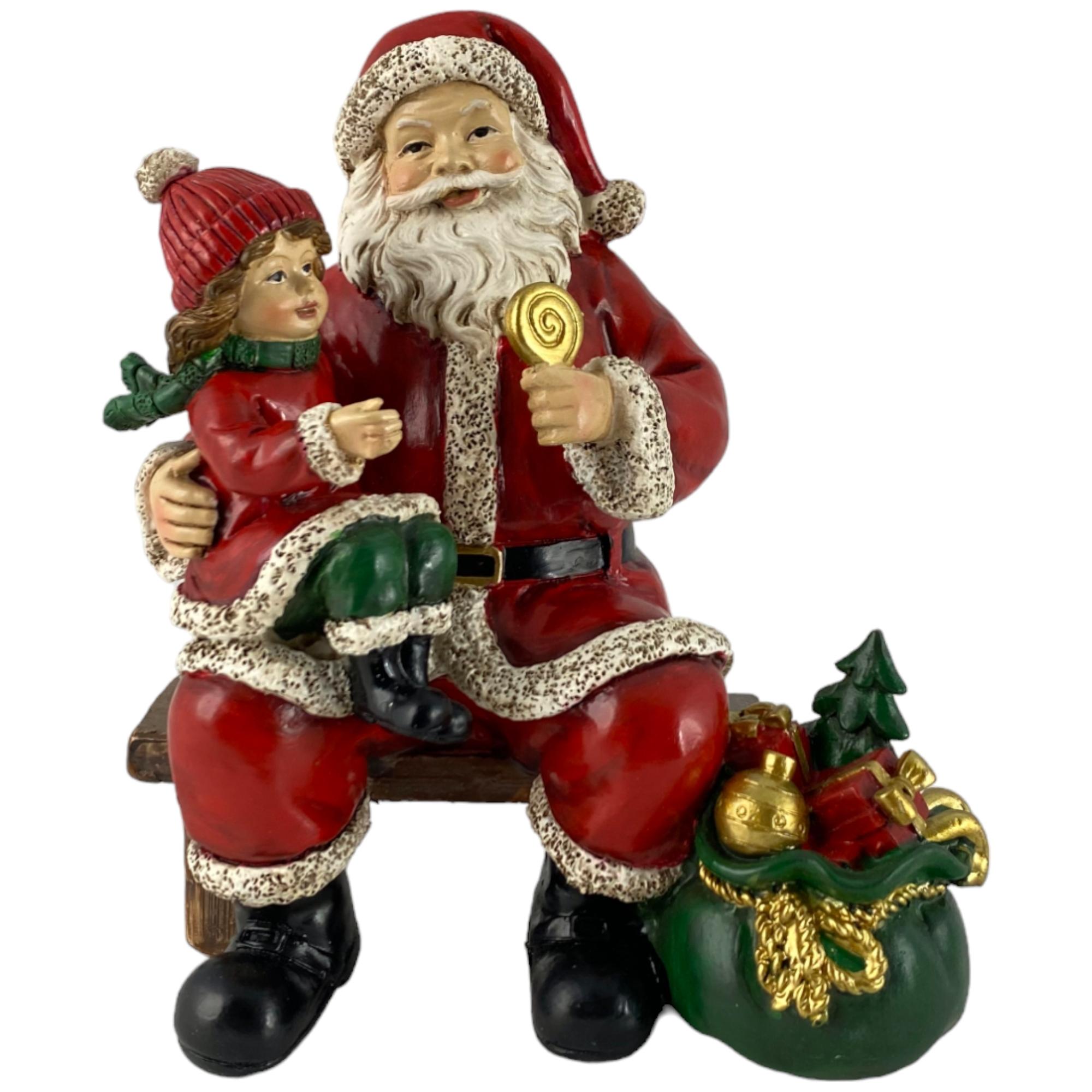 SANTA DECOR 15X10.5X16.5CM - Noritex