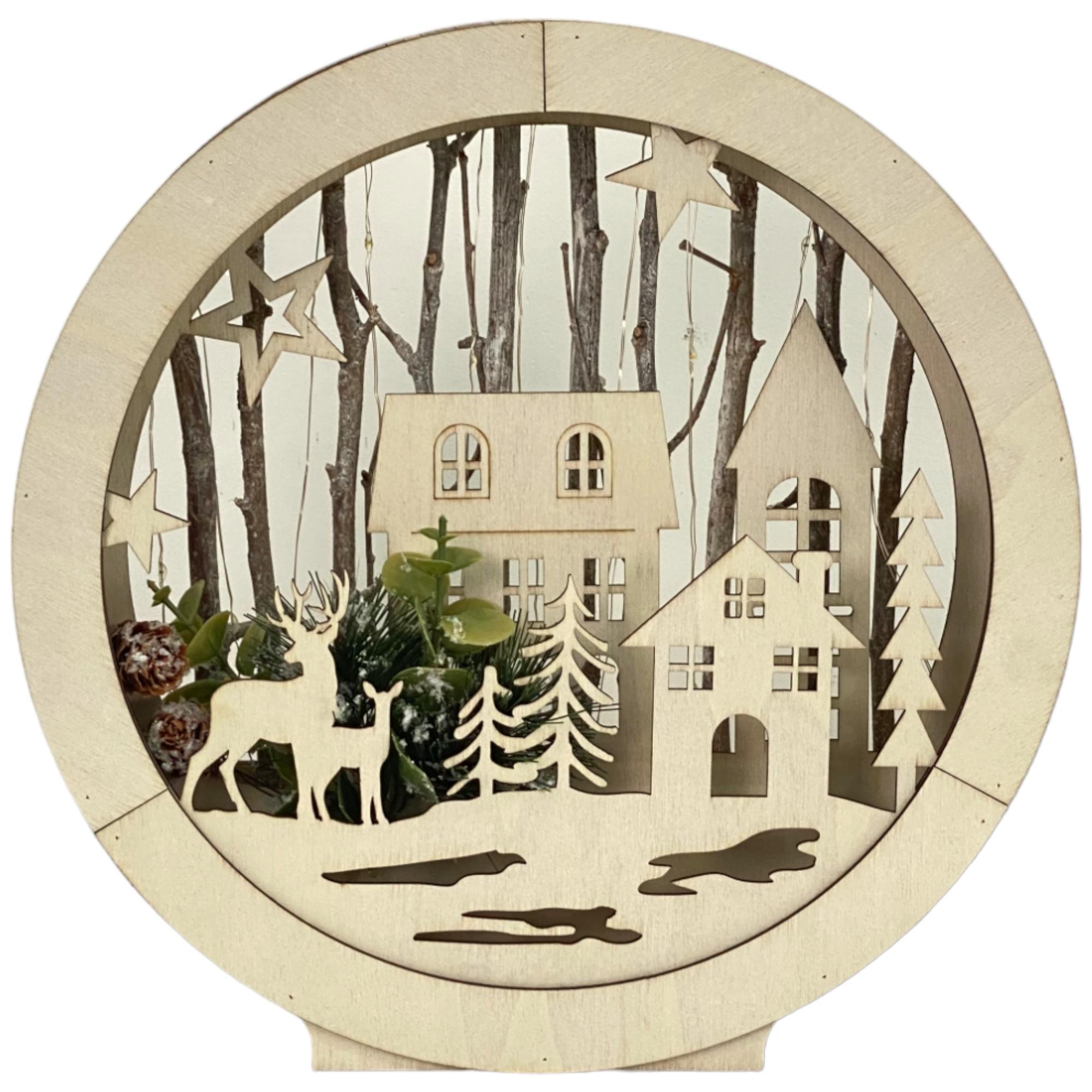 CIRCLE DECO W.20LED LIGHT - Noritex