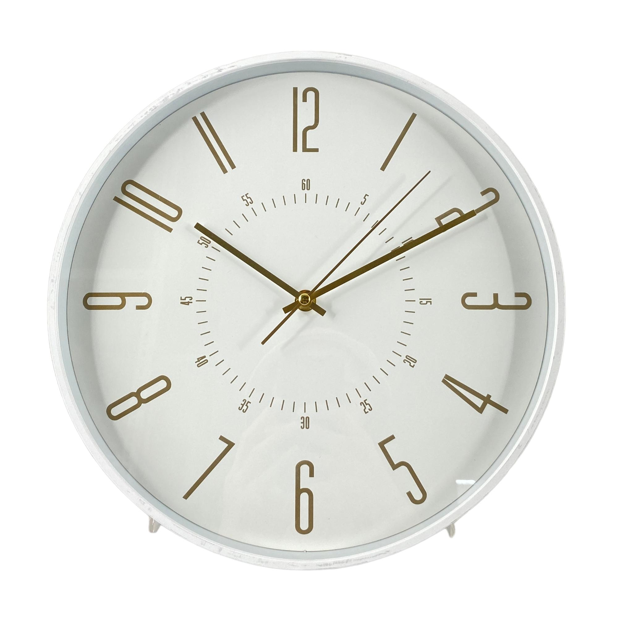PLASTIC WALL CLOCK (USE 1.5VAABATTERY NOT INCLUDED) - Noritex