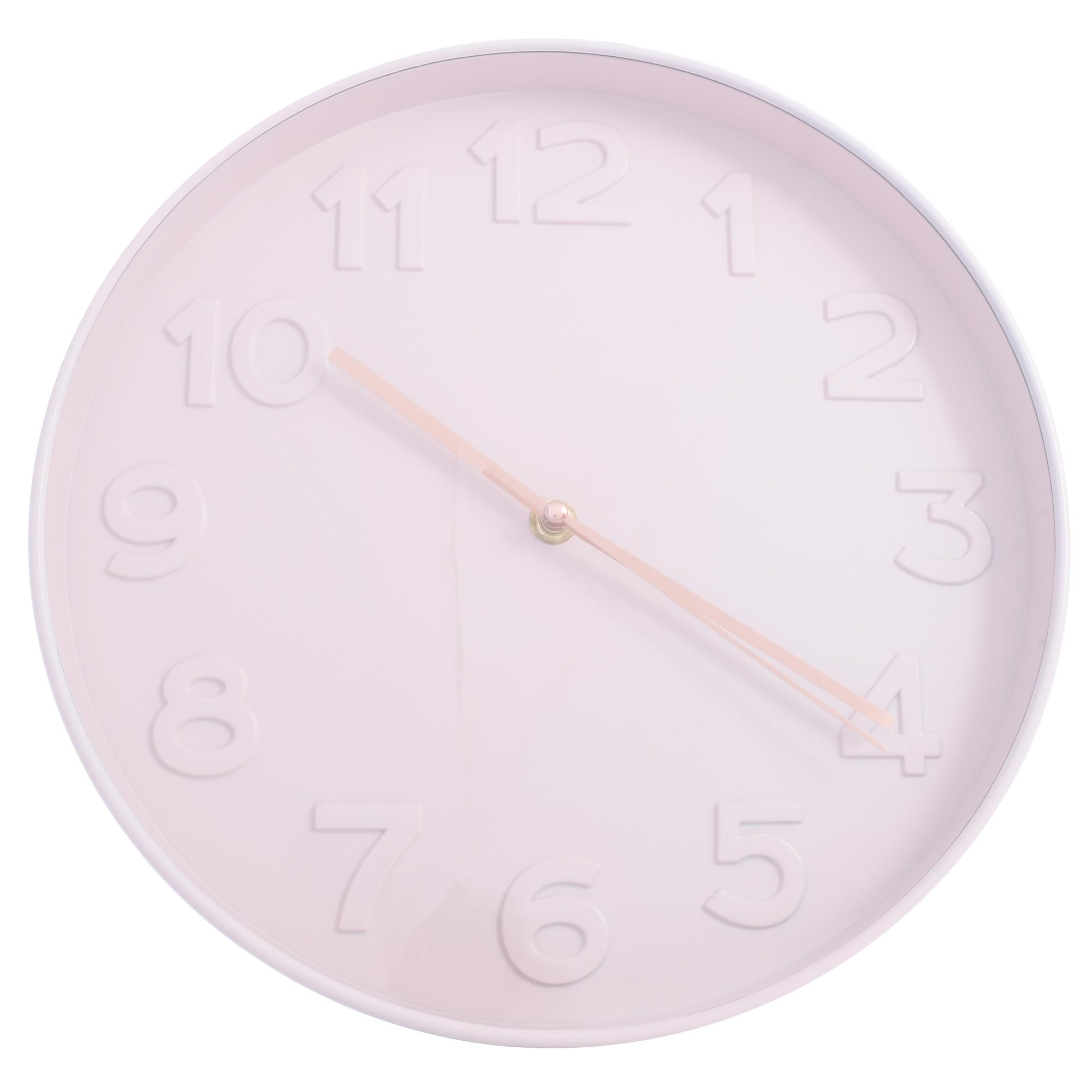 PLASTIC WALL CLOCK (USE 1 PC 1.5V "AA" BATTERY NOT INCLUDED) - Noritex
