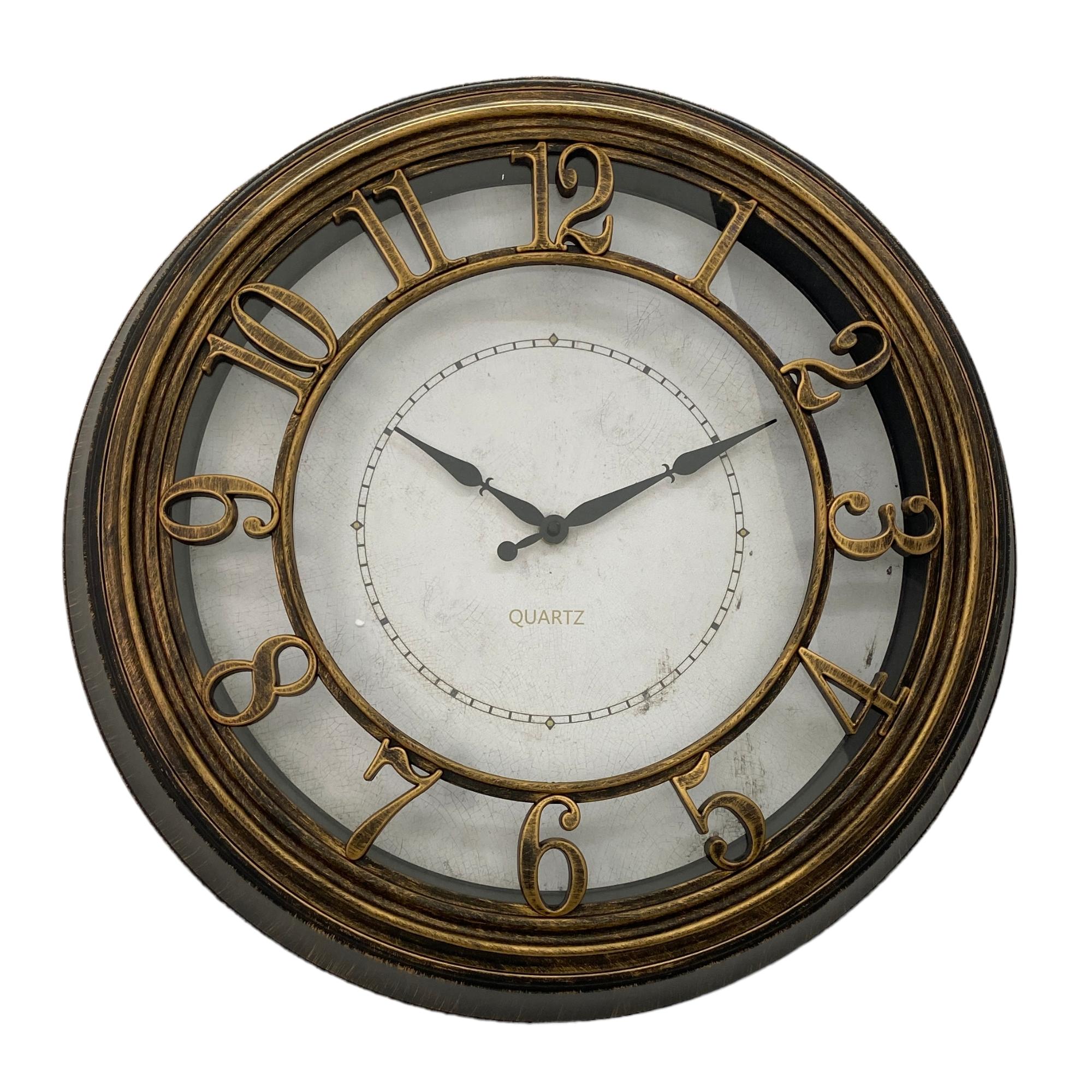 PLASTIC WALL CLOCK USE 1X1.5VAA BATTERY NOT INCLUDED - Noritex