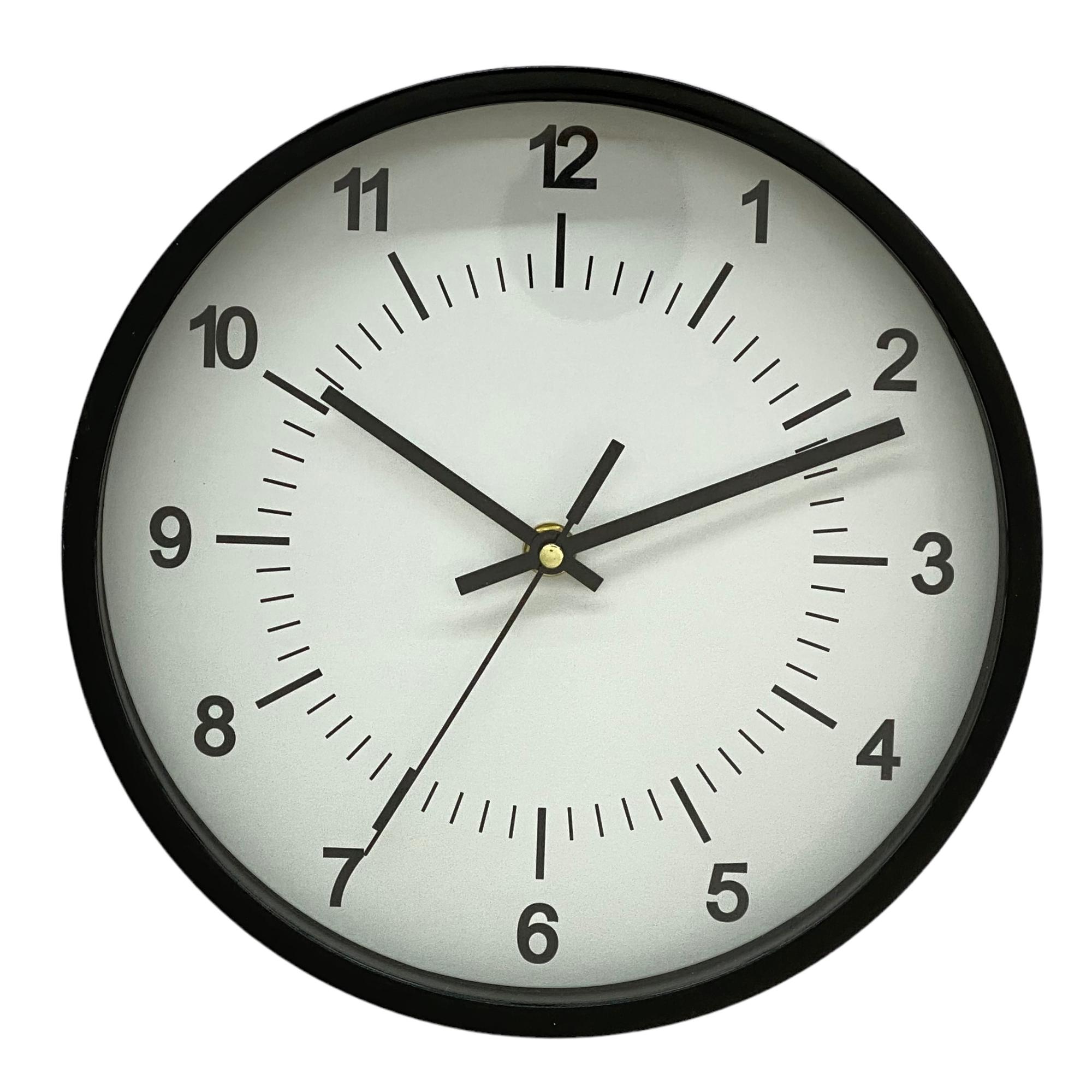 PLASTIC WALL CLOCK ( USE 1PC 1.5VAA NOT INCLUDED) - Noritex