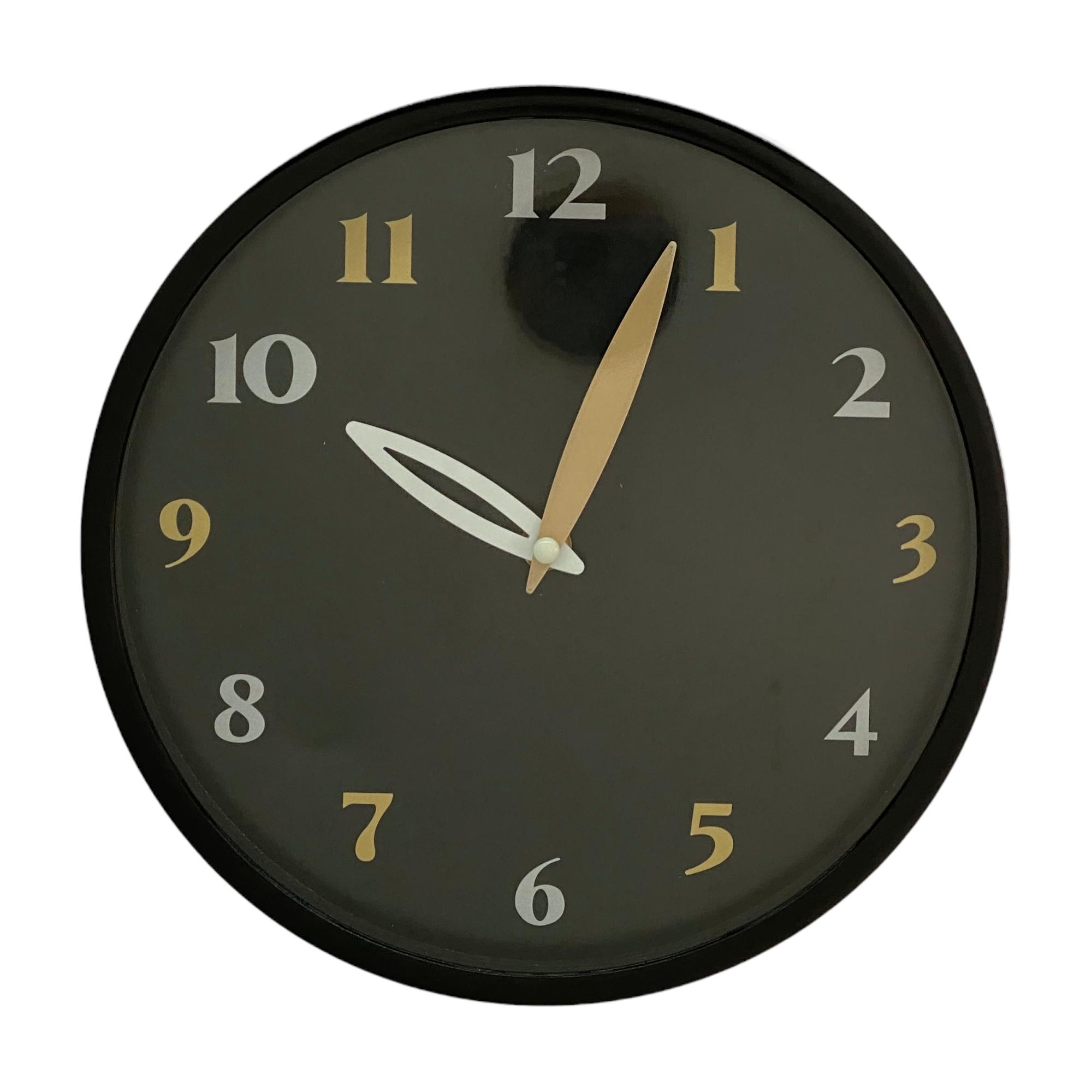 PLASTIC WALL CLOCK ( USE 1PC 1.5VAA NOT INCLUDED) - Noritex