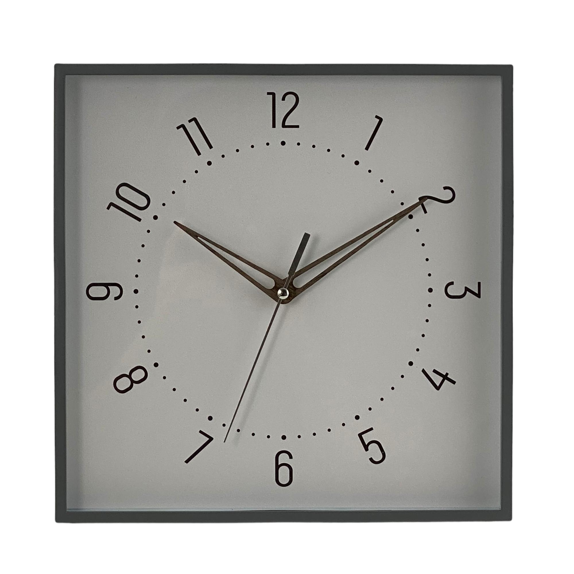 PLASTIC WALL CLOCK ( USE 1PC 1.5VAA NOT INCLUDED) - Noritex