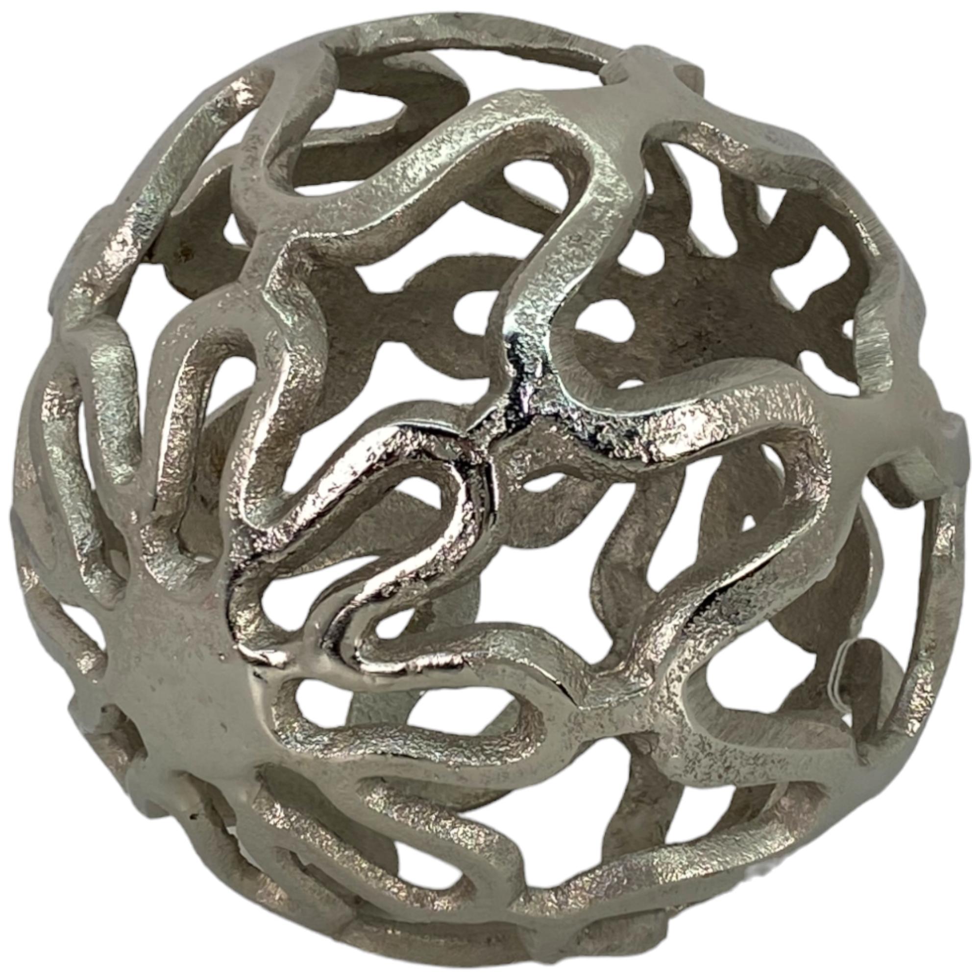 DECO BALL ROUGH NICKEL (LG) - Noritex