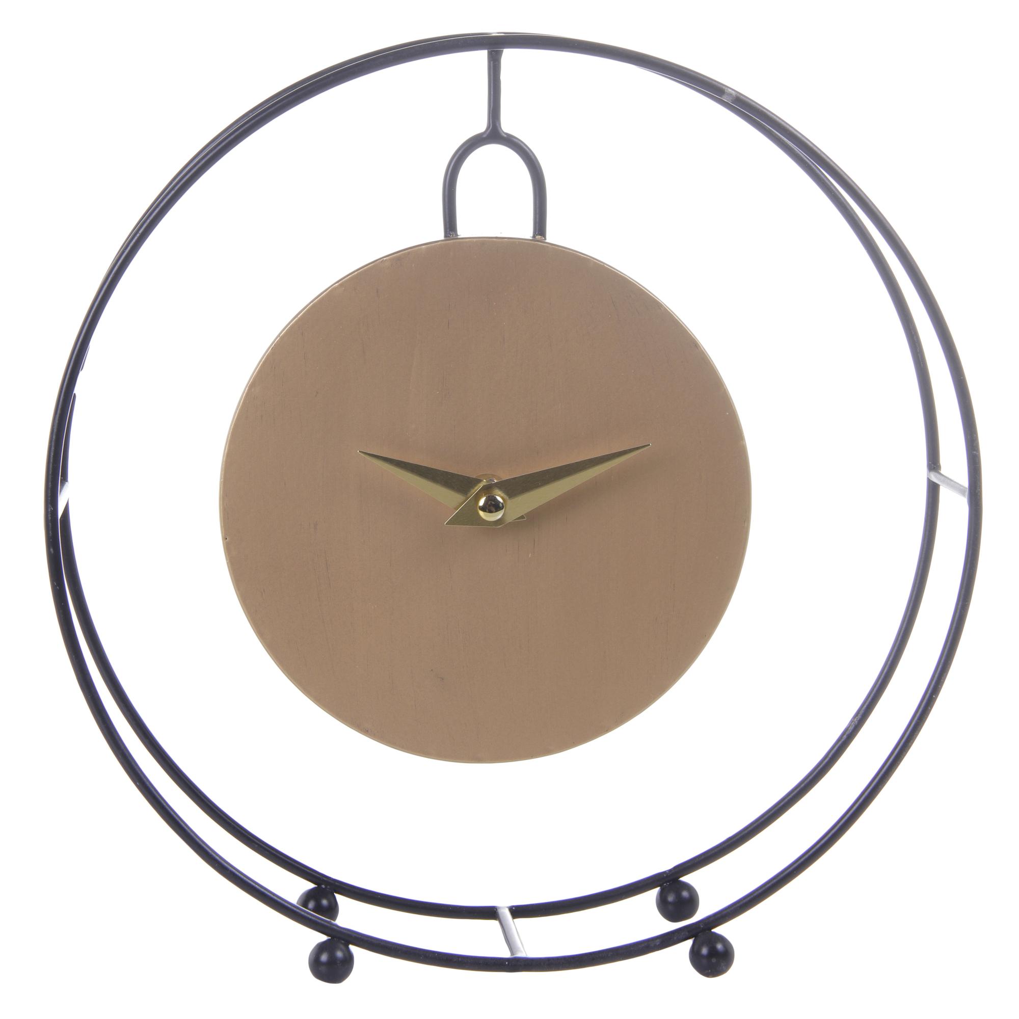 IRON TABLE CLOCK (USE1X1.5VAABATTERY NOT INCLUDED) - Noritex