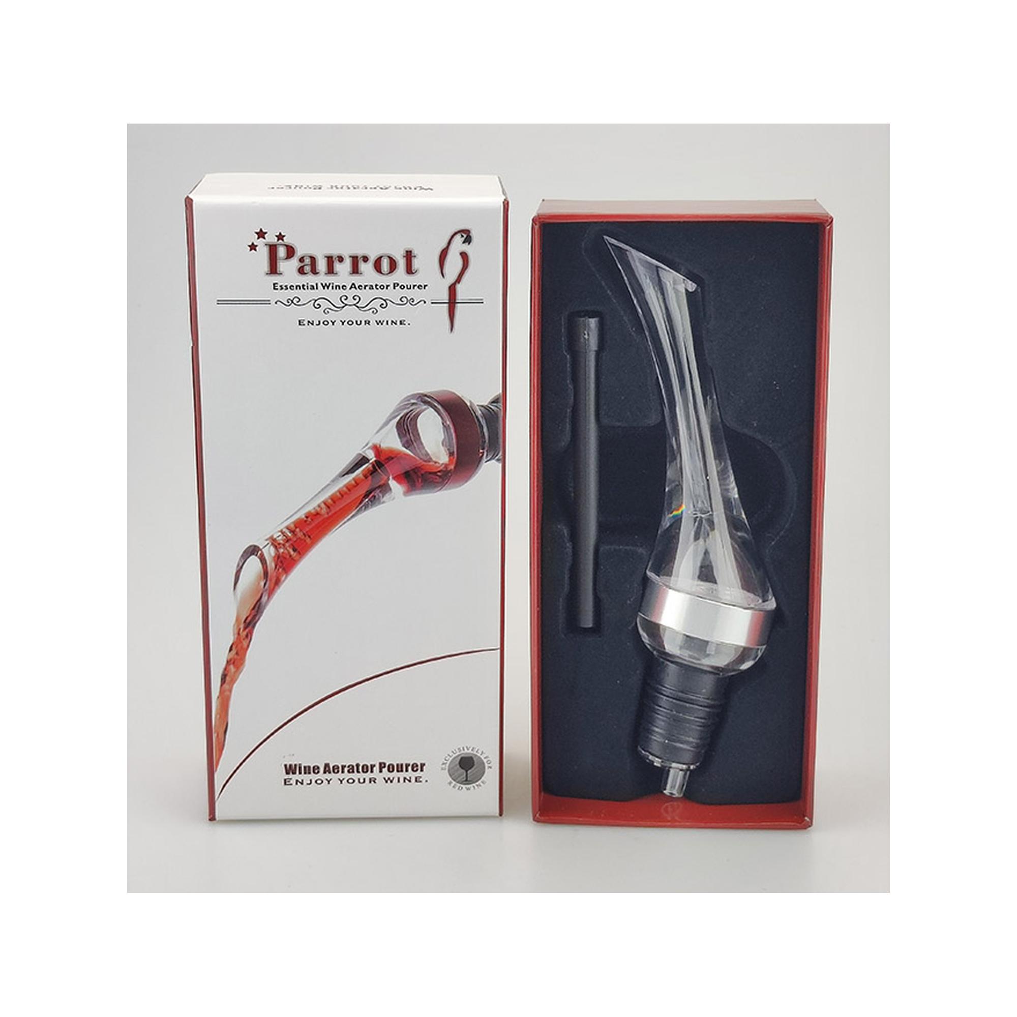 parrot wine aerating pourer-16.1X7.6X4.3CM - Noritex