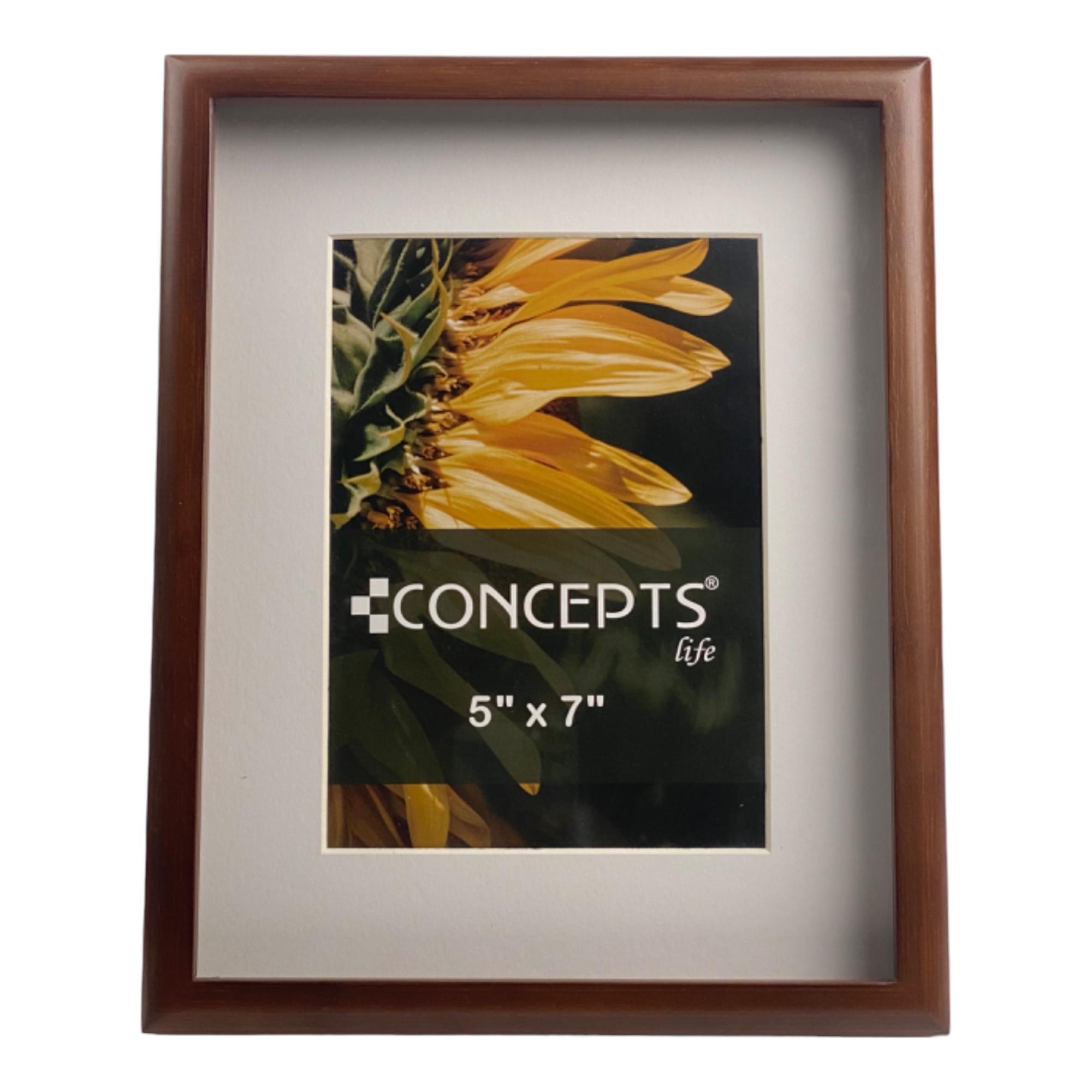 Bamboo photo frame 25x20 matted to 18x13cm - Noritex