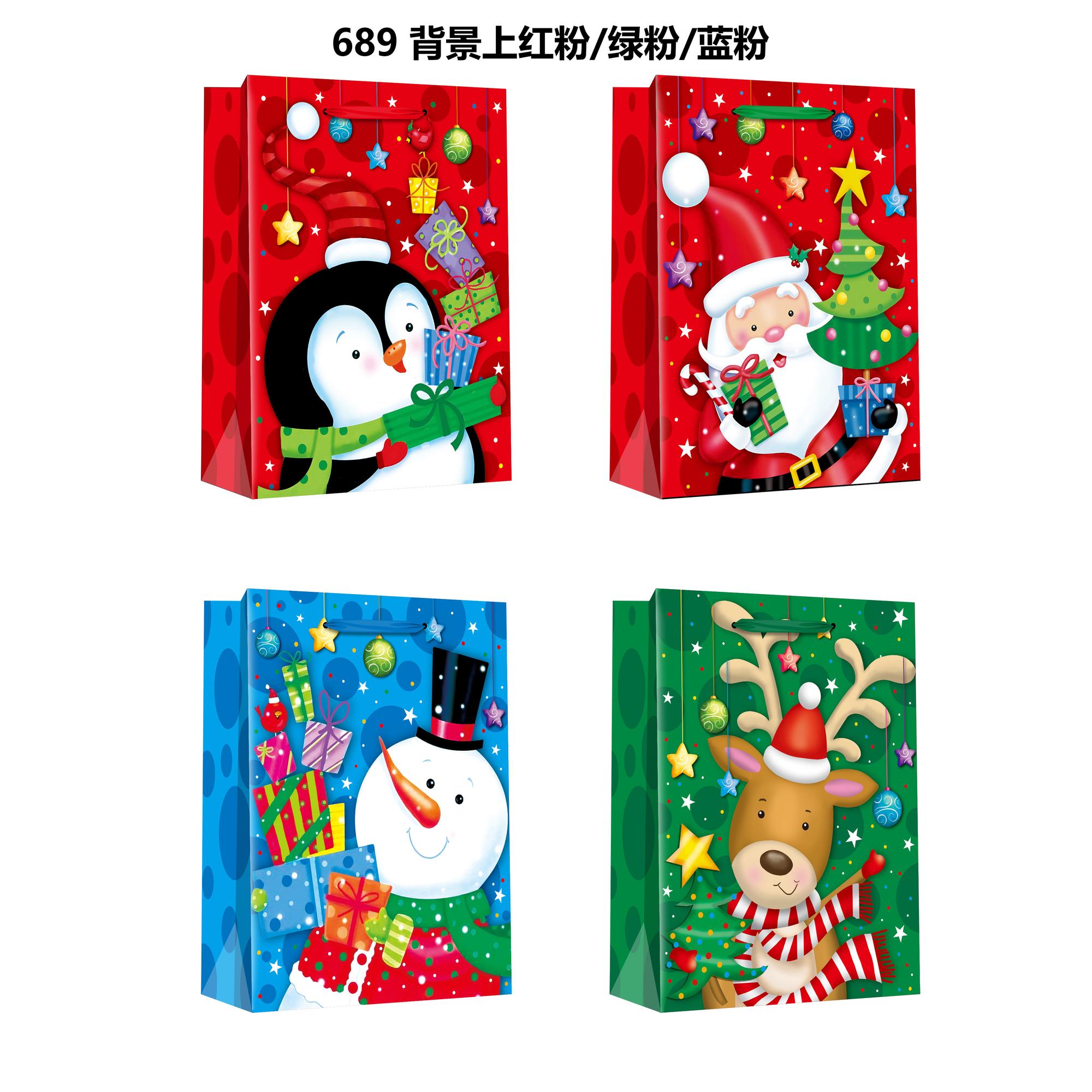 360PCS/CTN XMAS PLANE GIFT BAG. SIZE: 17.5x23.5x8CM. (210g W - Noritex
