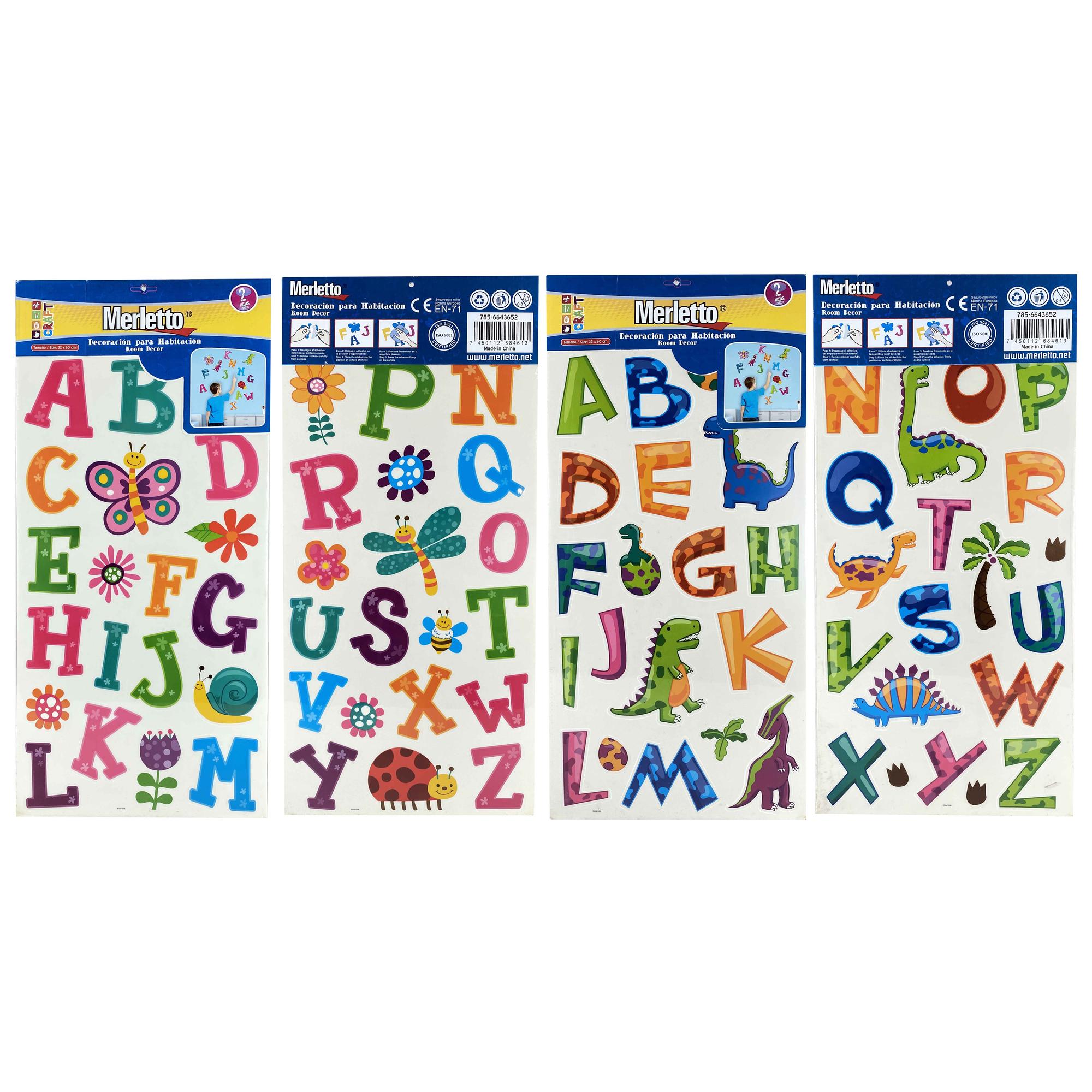 STICKER DE PARED ABECEDARIO - Noritex